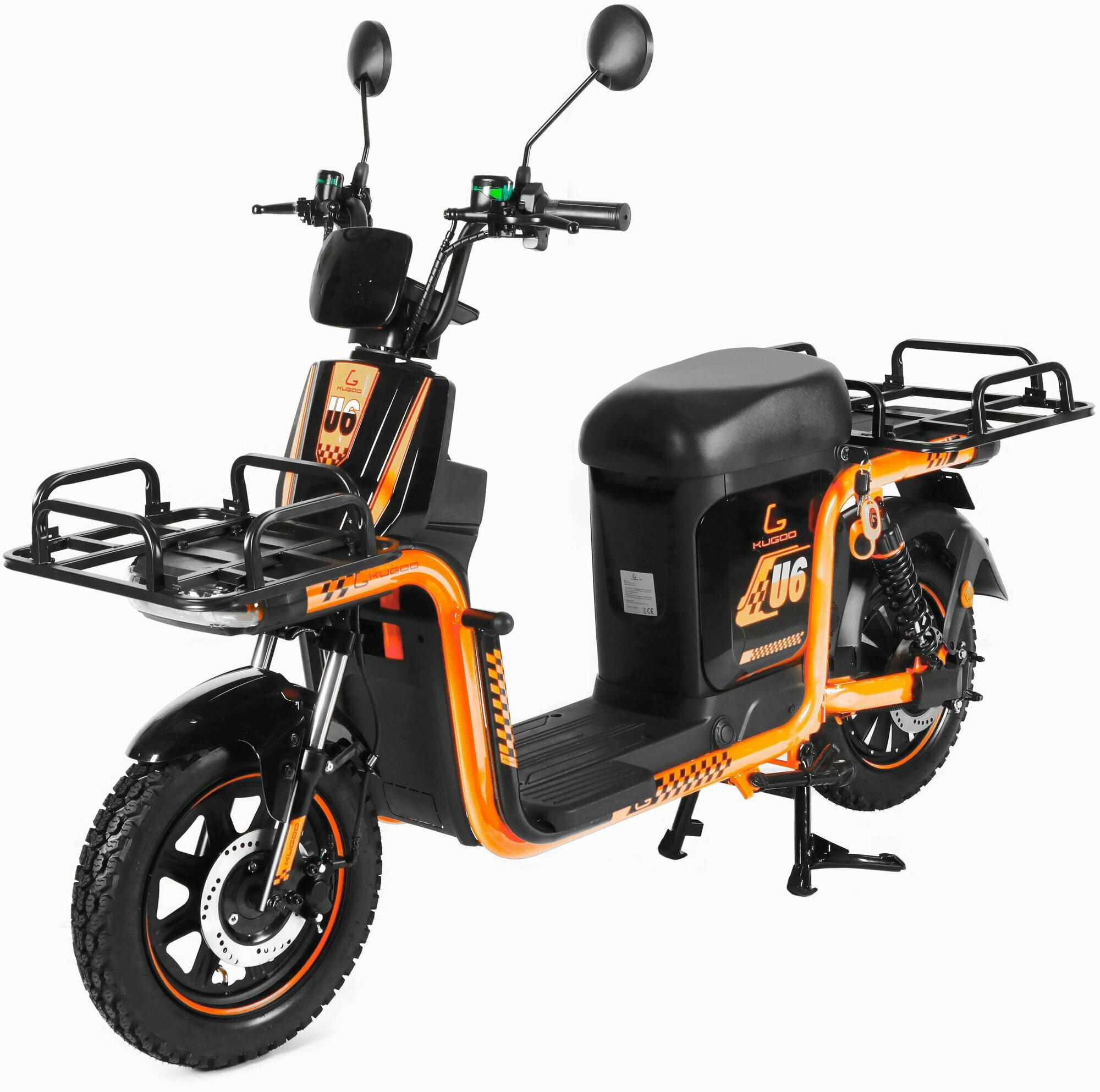 Электроскутер KUGOO U6 750W (60V/45Ah) с колесами 16 дюймов.