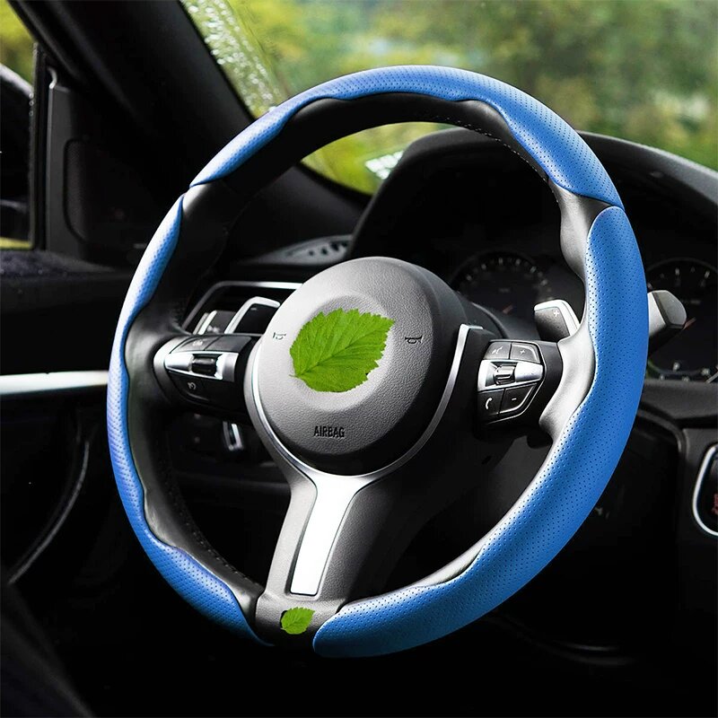 Высококачественный чехол на руль из кожи наппа, новая модель 2025 года, подходит для всех сезонов, нескользящий,