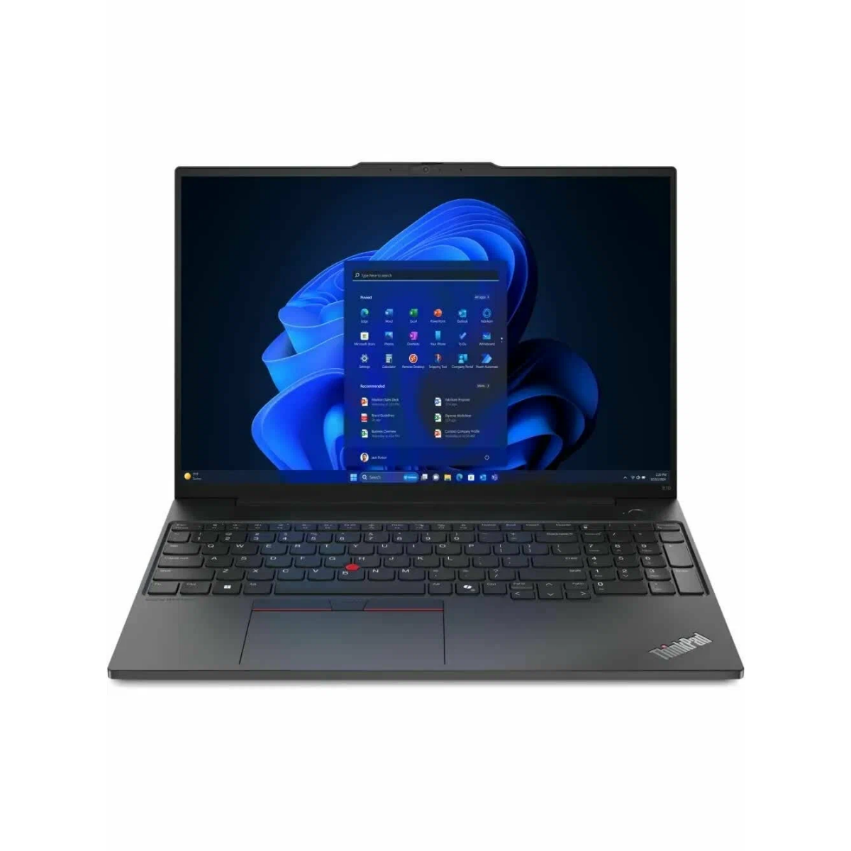 Ноутбук Lenovo ThinkPad E16 G2 (21M5S0J500) черный 16" Ryzen 5 7535HS 16GB/512GB AMD Radeon без ОС