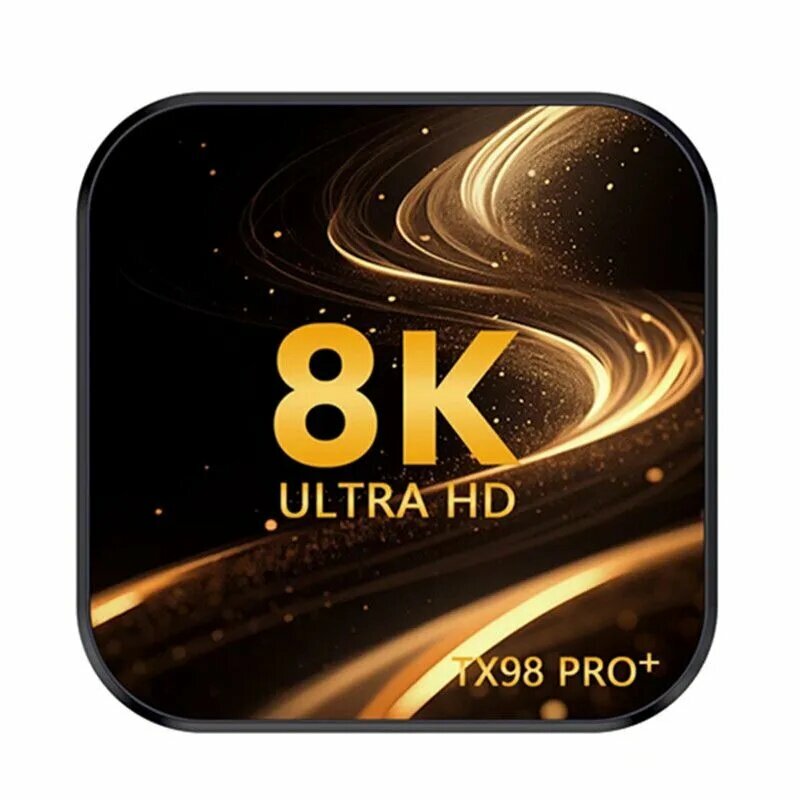 ТВ бокс TX98 PRO Android 13, 4/64GB, двухдиапазонный Wi-Fi, Bluetooth пульт Медиаплеер 4K UHD