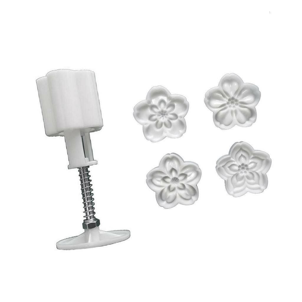 Формы для выпечки в форме цветков вишни, 4 шт, 50 г весенней вишни