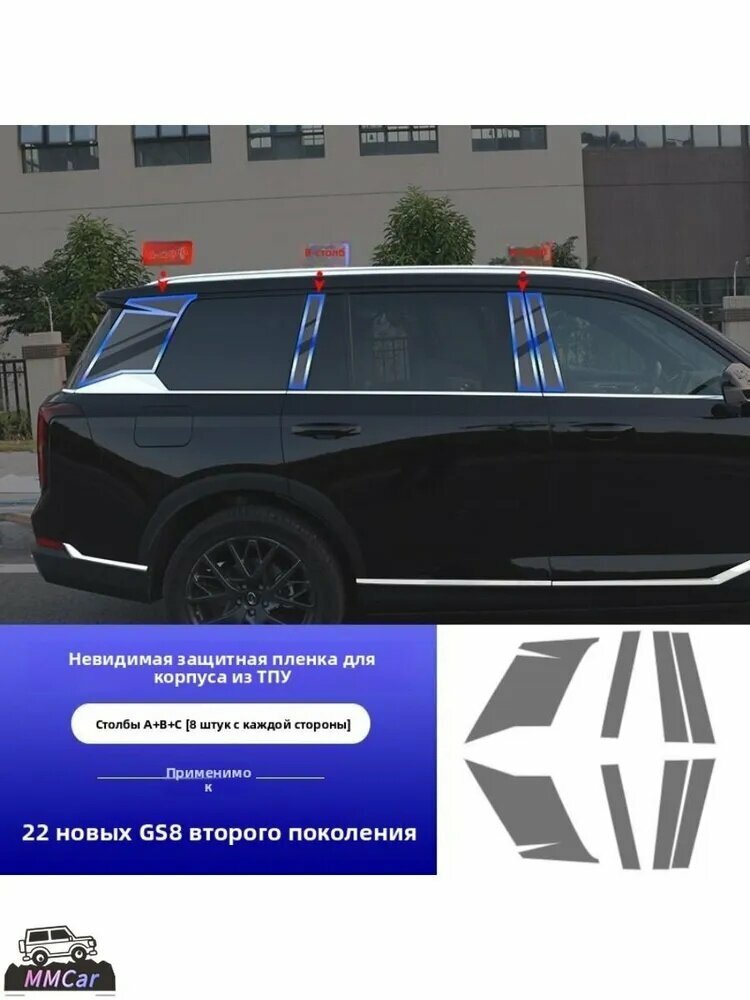 Внешняя пленка из ТПУ 2025GAC GS8