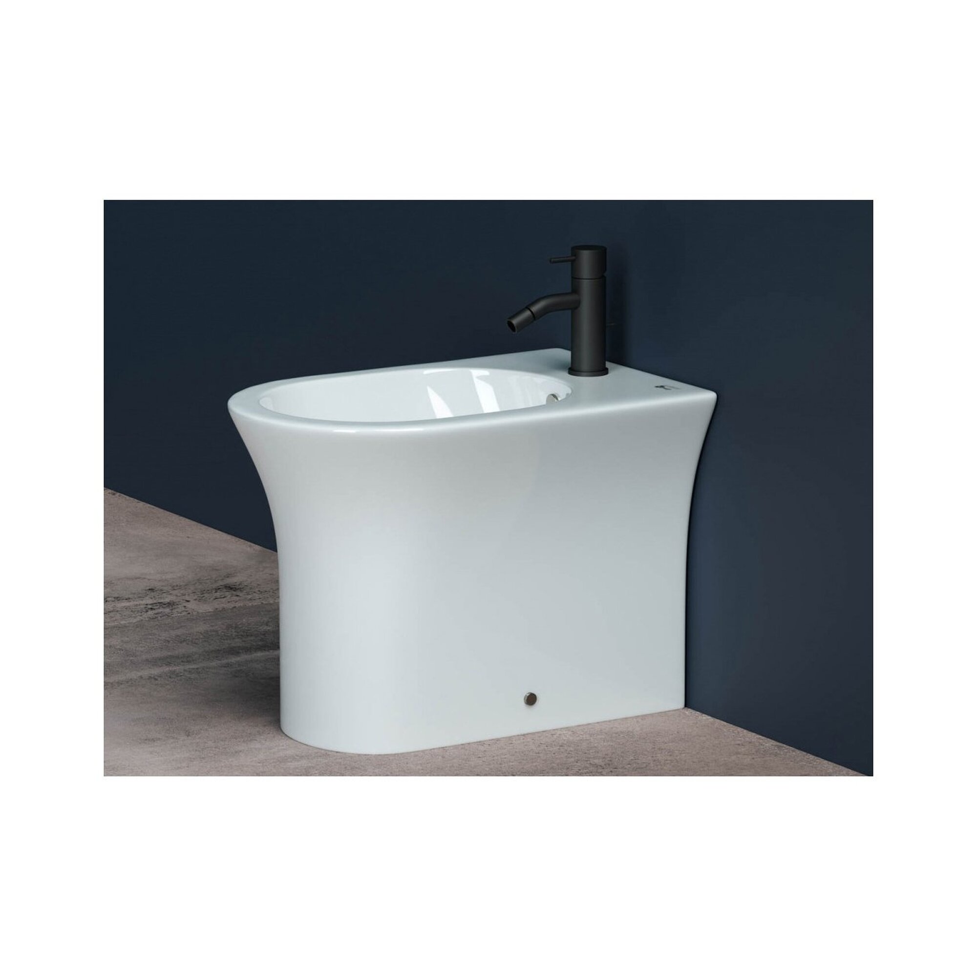 Биде Ceramicanova Star CN1906, напольный, белый, санфарфор, скрытый монтаж