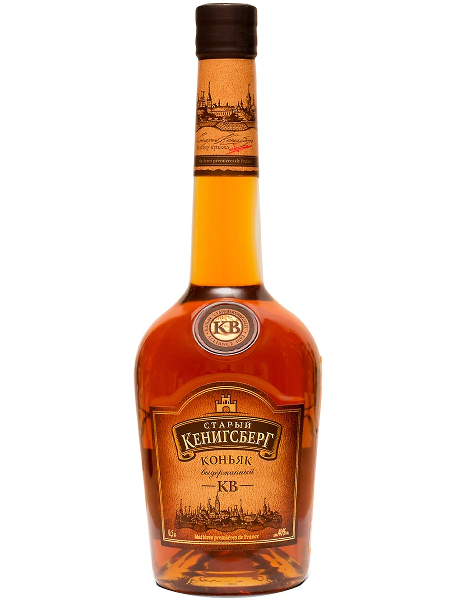 Коньяк Старый Кёнигсберг КВ, 6 лет, 0,5 л, Extra Old, Россия