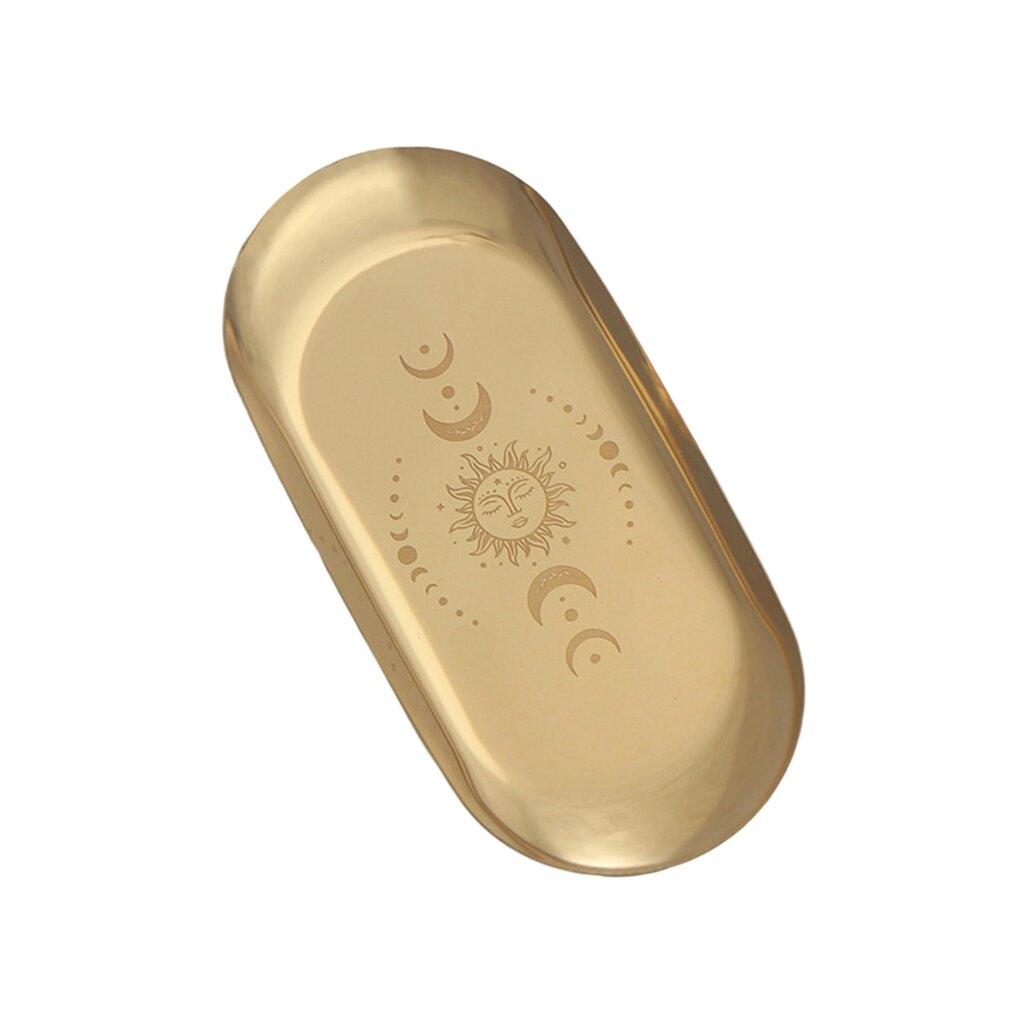 Поднос для пентаклей Декоративный поднос Овальный поднос Подсвечник для журнального столика Кухонная стойка Украшение фермерского дома