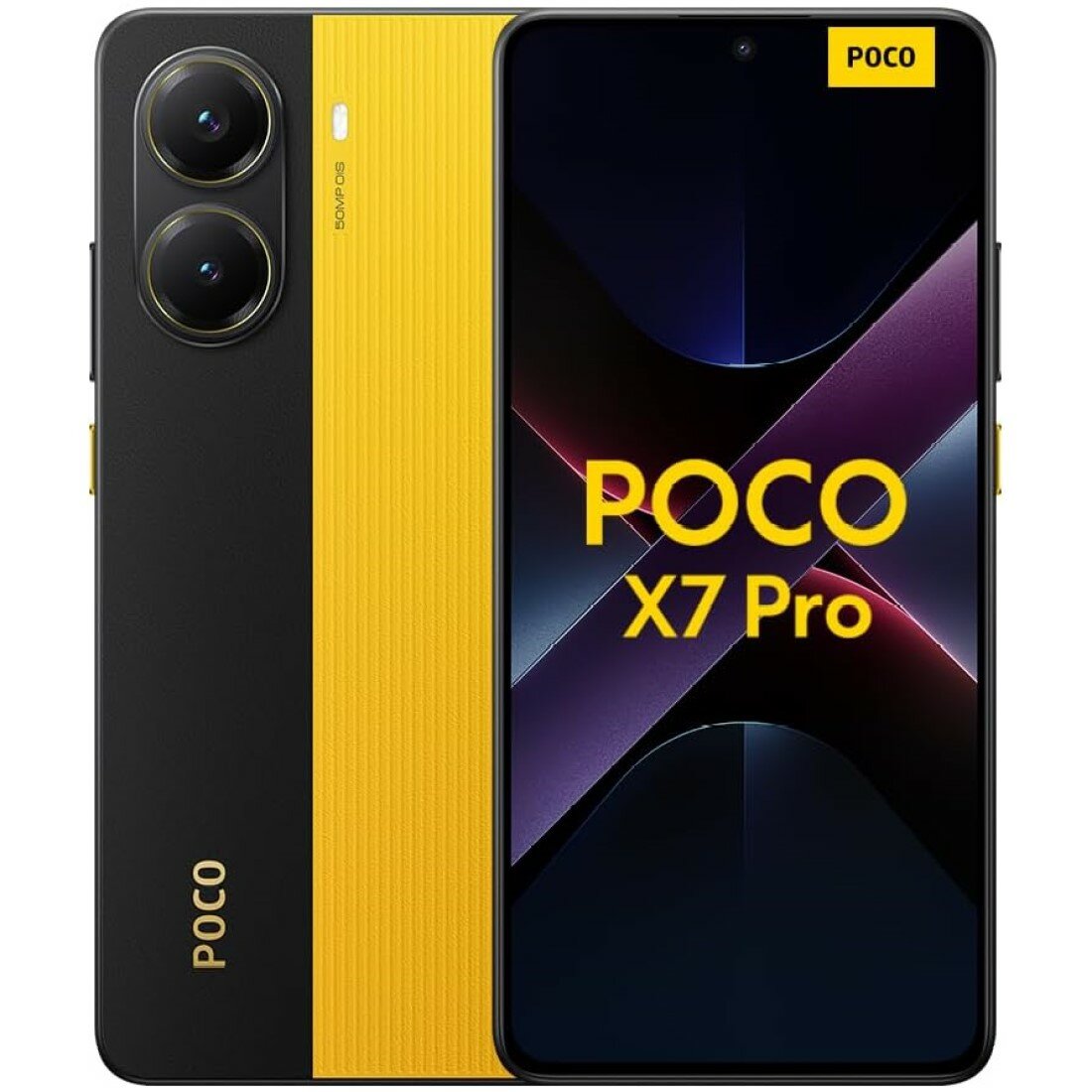 Смартфон Xiaomi Poco X7 Pro 5G 12/256 ГБ (ЕАС/Ростест), NFC, Dual nano SIM, желтый