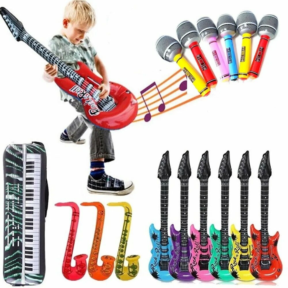 Музыкальные Игрушки Для Развития Воображения Ребёнка В Комплекте Из 16 Надувных Инструментов