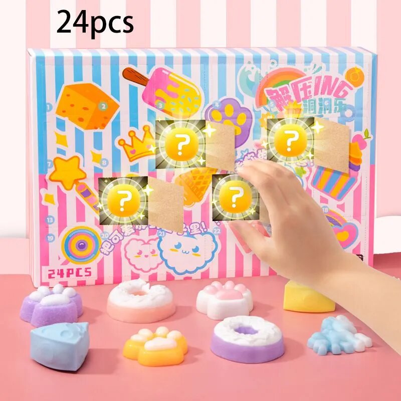 Автомат С Таба Лапками Игрушка-антистресс для девочек 24pcs Розовый