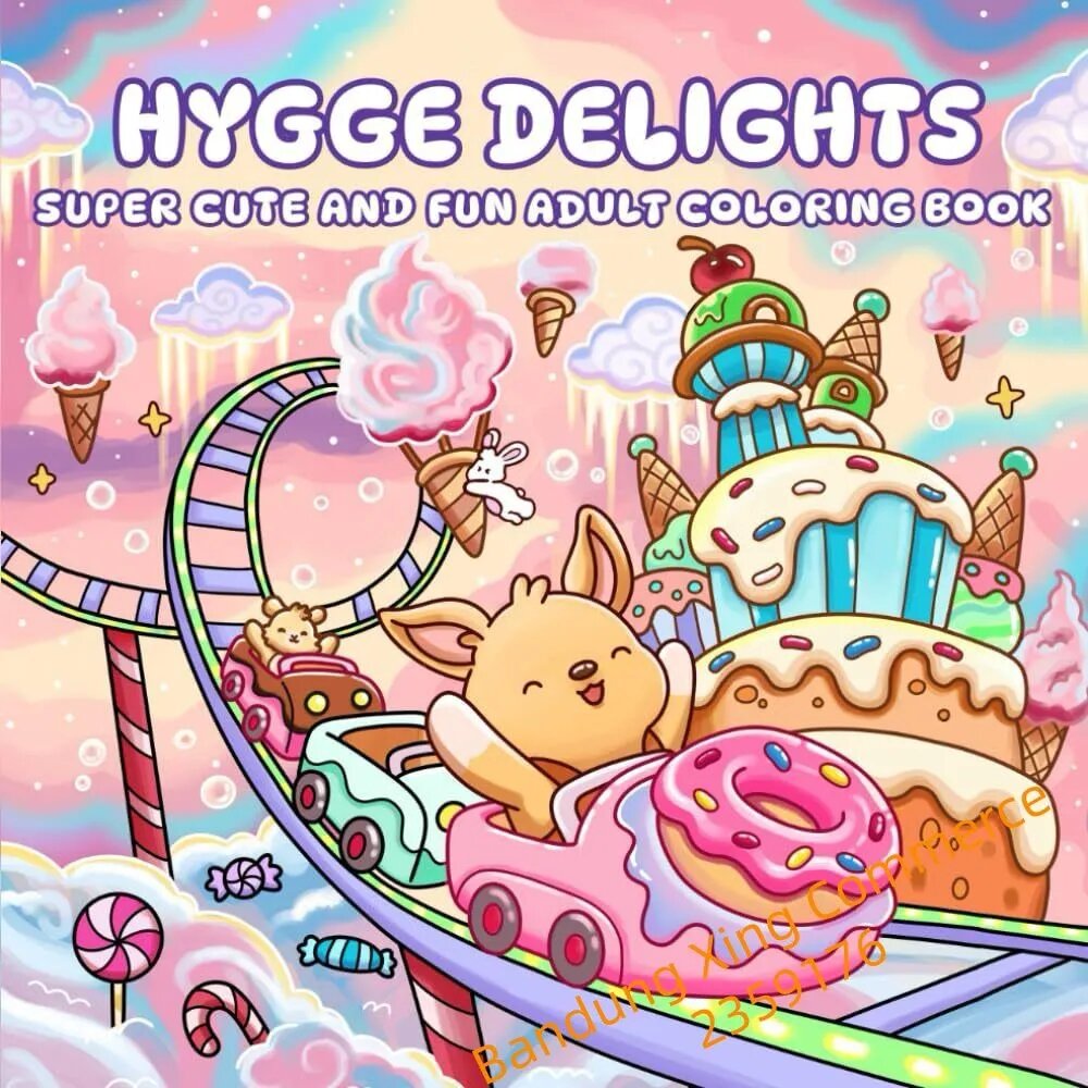 Раскраска антистресс для взрослых и подростков Coco Wyo -HYGCE DELIGHTS 77