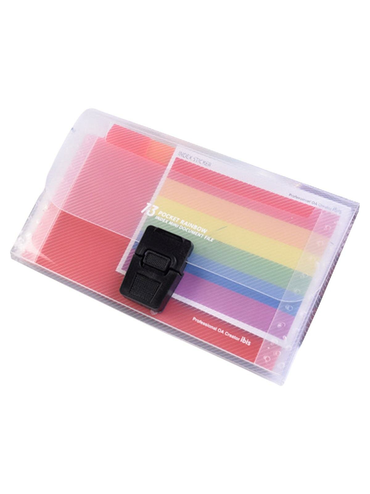 Расширяющаяся папка-квитанция A6 Папка-аккордеон Многослойная папка-файл для Office