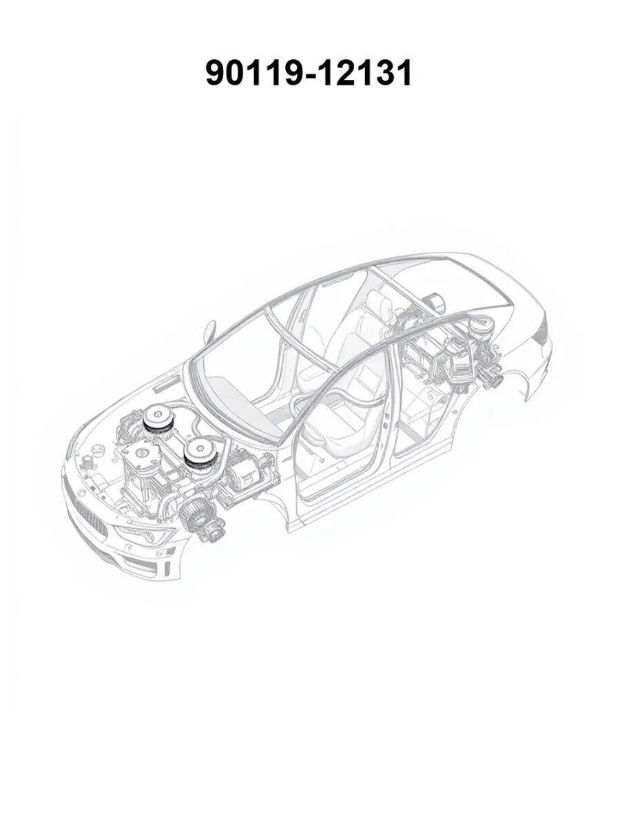 Болт [ORG] Toyota 9011912131