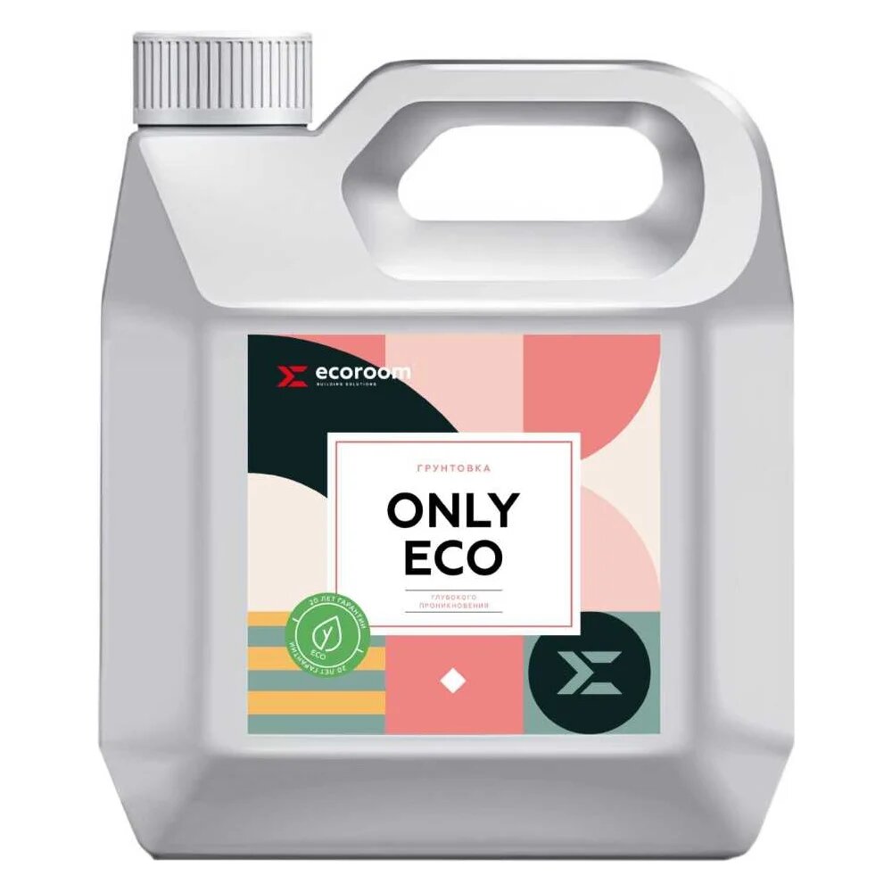 Акриловая грунтовка глубокого проникновения ONLYeco, морозостойкая, для кирпича, бетона, дерева и камня