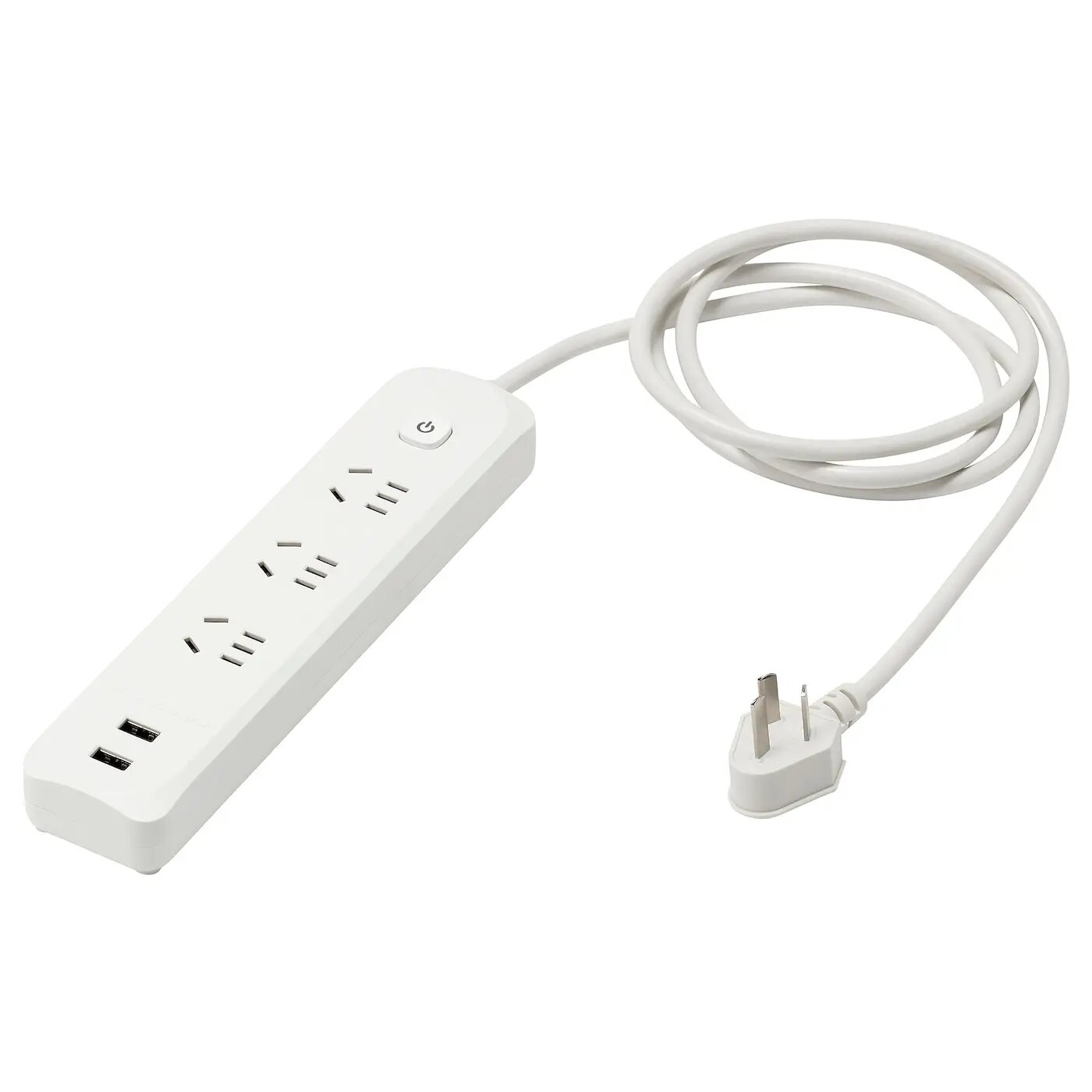 Розетка KOPPLA 3-х розеточный с 2 портами USB, 23 см