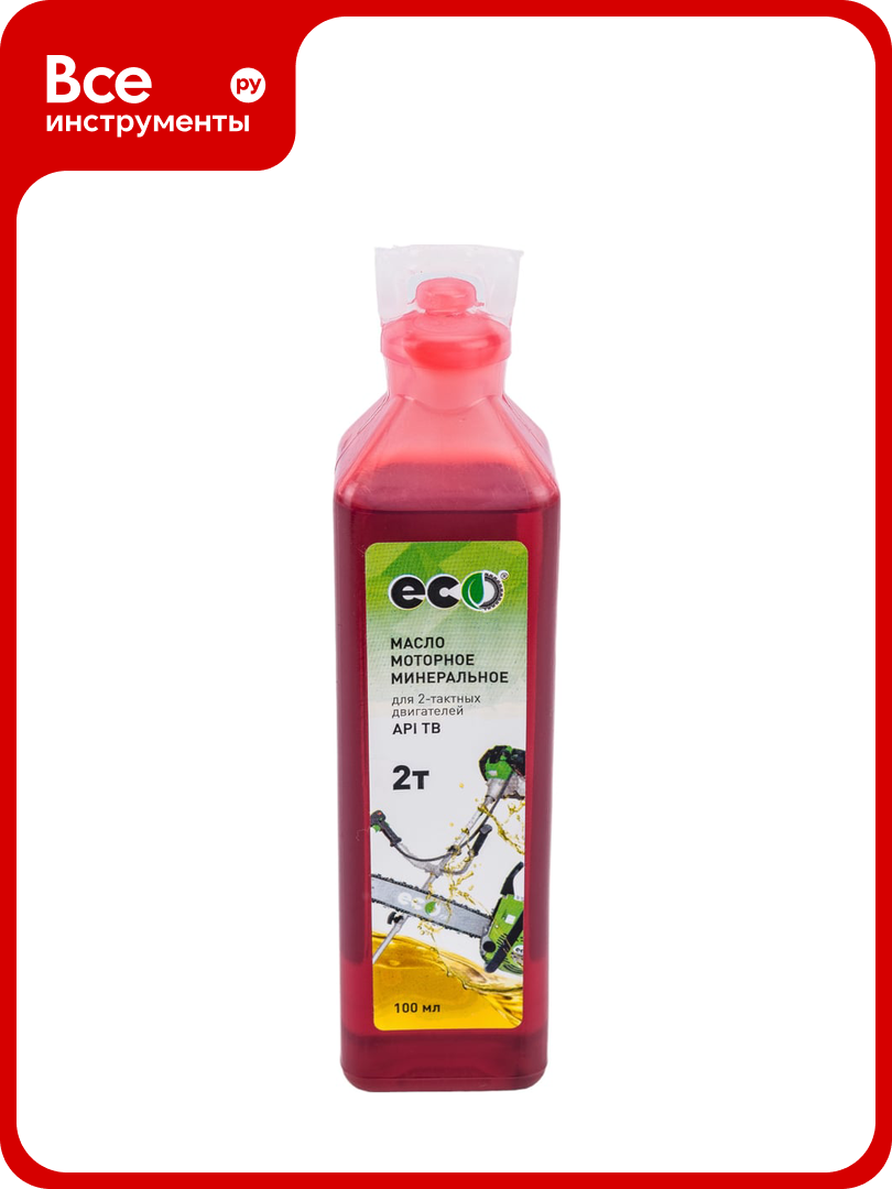 Масло моторное 2-х тактное минеральное API TB 100 мл ECO FZ05.01.02.009