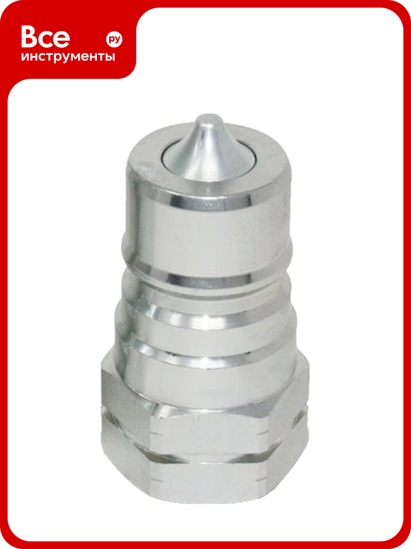 Соединение быстроразъемное серия А ISO 7241-A (1/2; ниппель; оцинкованная сталь)