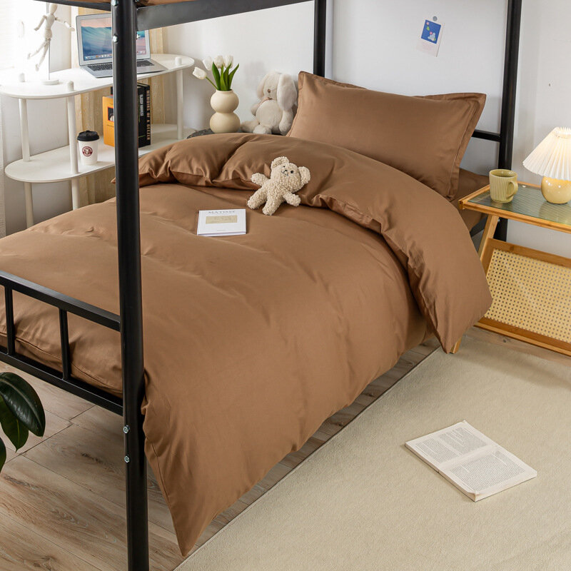 Армейский зеленый трехкомпонентный комплект из чистого хлопка, студенческий трехкомпонентный комплект из чистого