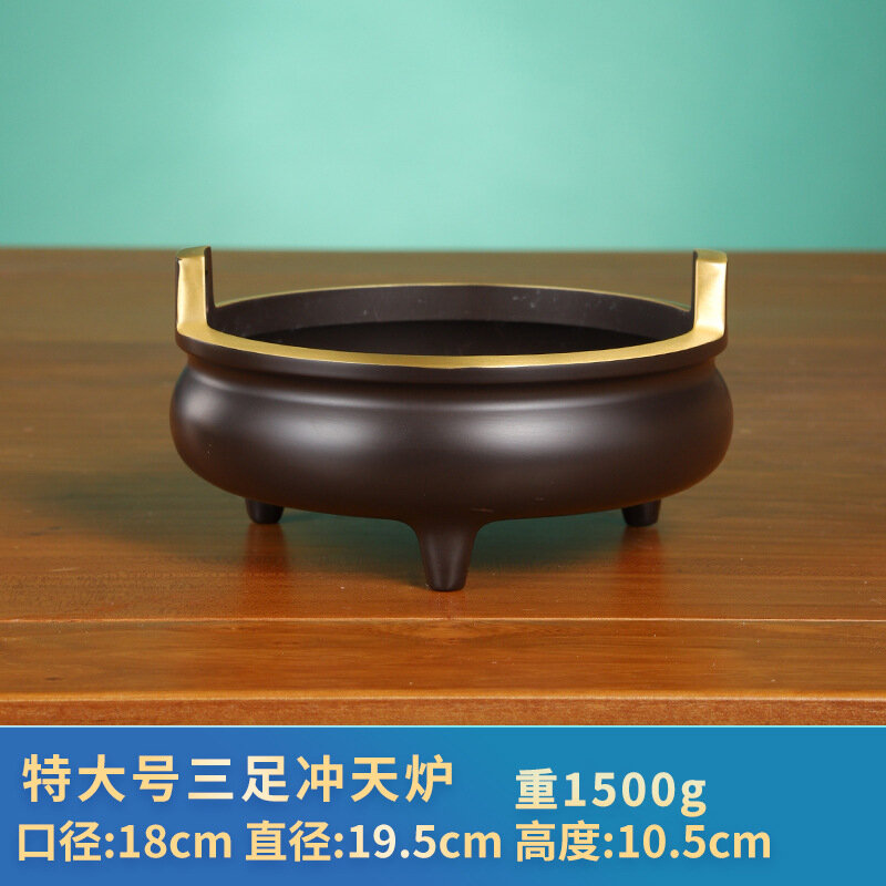 Горячая распродажаОптовая продажа латунного кадильника, трехногий кадильник, кадильник для поклонения, украшение кадильника