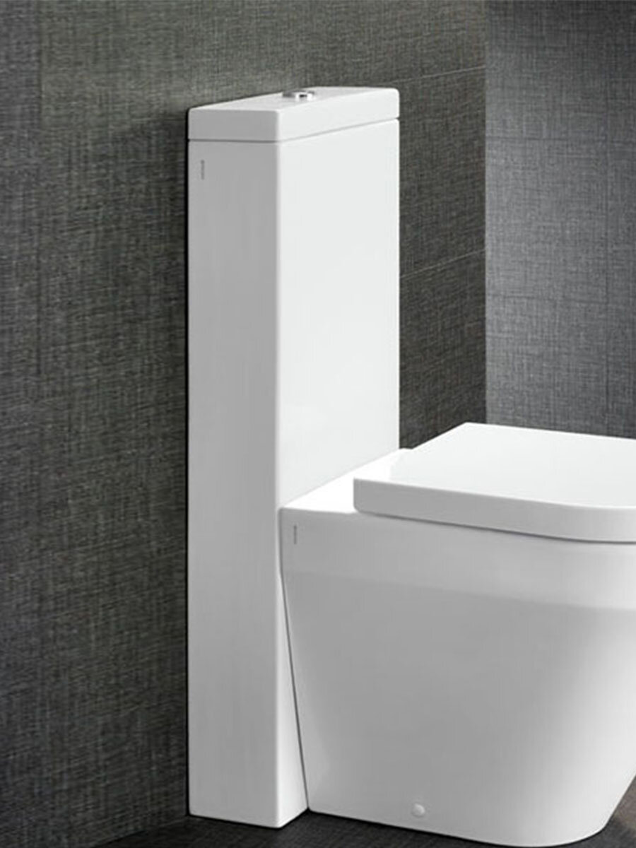 Бачок напольный HATRIA DAYTIME Y0MK01, керамический, со смывным механизмом, белый глянцевый