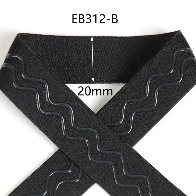 Эластичная лента 20 мм, темно-синий, EB312-Black-B, 5 м