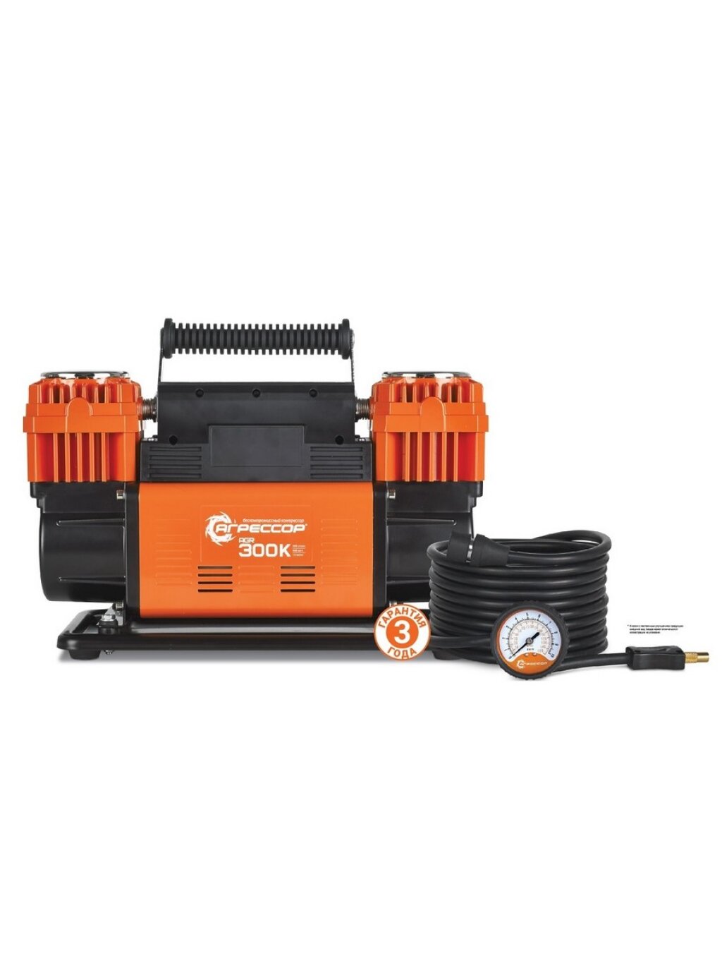 Автомобильный компрессор Autoprofi Агрессор (арт. AGR-300K)