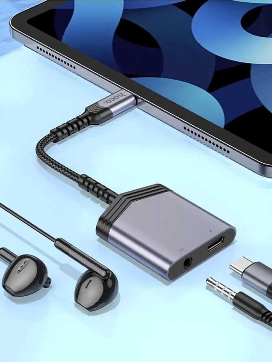 Цифровой аудиоадаптер Type-C к 3.5 мм