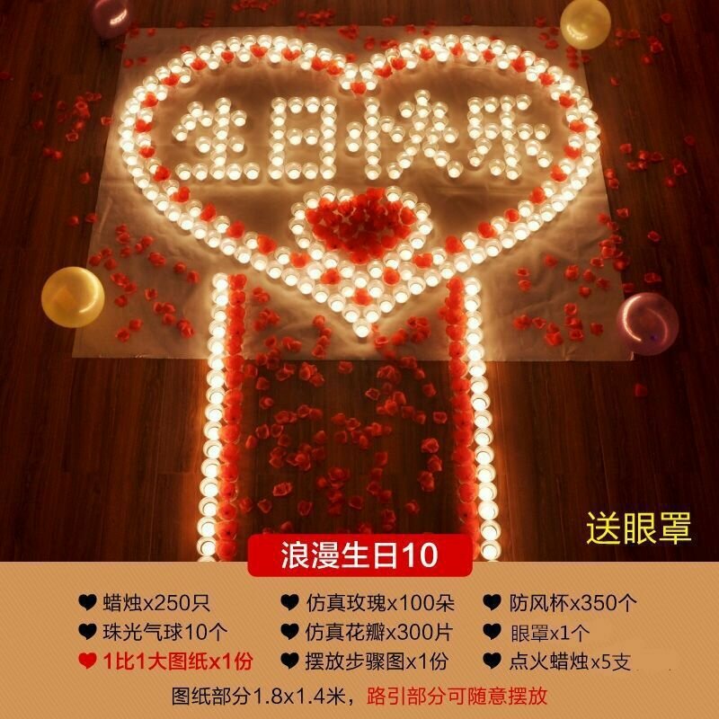 Китайская свеча на День святого Валентина, романтическое предложение на день рождения, ароматерапия, электронное освещение, декоративная креативная сцена, оптовая продажа