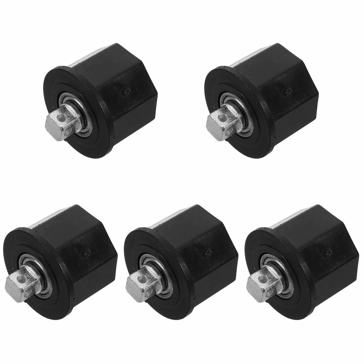 Трубчатые моторные заглушки из пластика и металла для ремонта оконных жалюзи, комплект 5 шт