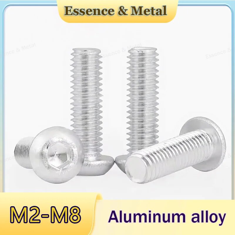 Алюминиевые винты M2-M8 с внутренним шестигранником M2x8-30pcs