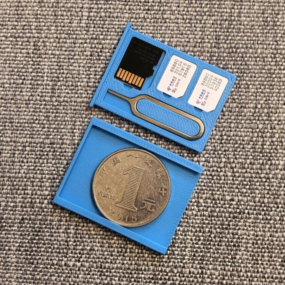 Ультратонкая карта памяти TF /SD, sim-карта, коробка для хранения "два в одном", карта памяти с защитой от пыли и падений.