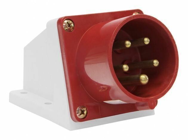 Вилка силовая СЭ-515 стац. 3Р+PE+N 16А 380В IP44