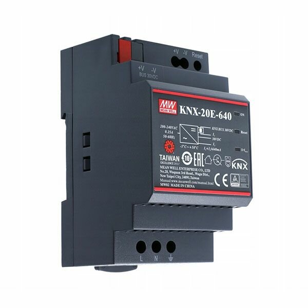 Блок питания (AC-DC) KNX-20E-640 на din-рейку