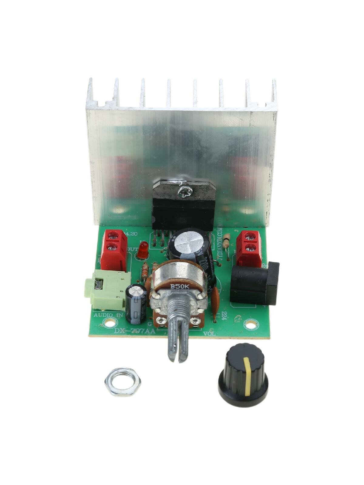 Двухканальная плата усилителя мощности DX-7266 мощностью 14 Вт 12 В без шума