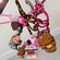 Keeppley брелок Hello Kitty, розовый, цвет 20
