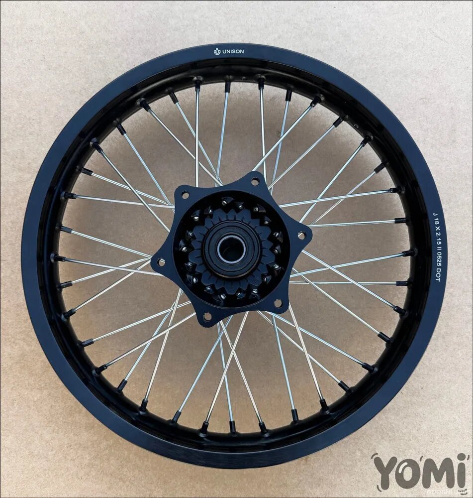 Задний алюминиевый обод 18 дюймов, эксклюзивная модель 7116 для KTM, черный