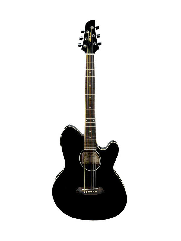Электроакустическая гитара IBANEZ TCY10E-BK black high gloss