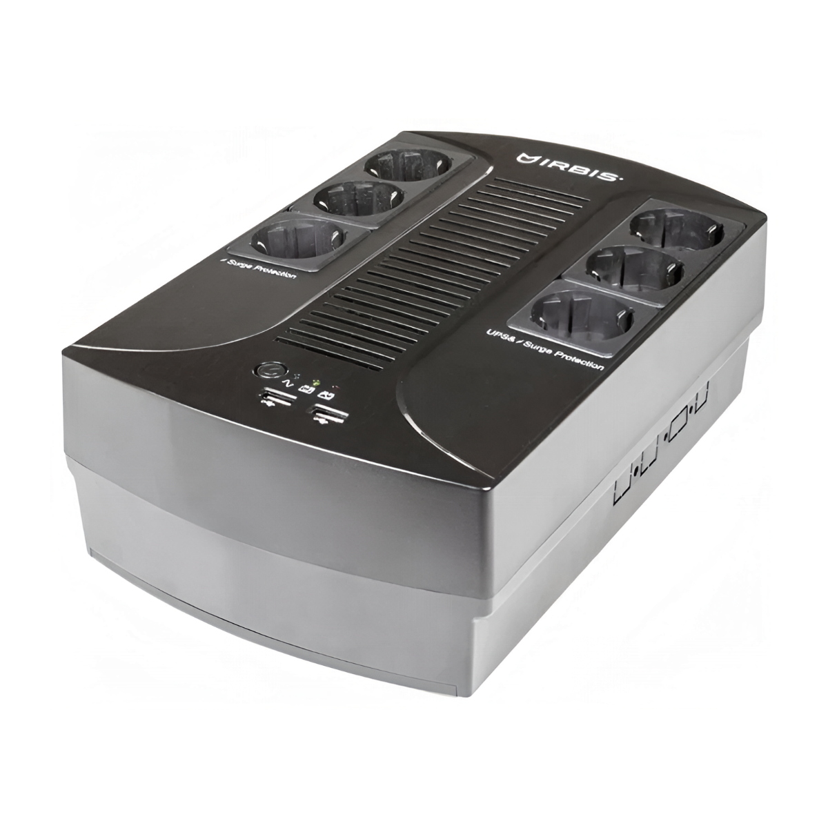 ИБП Irbis ISBR800E Personal plus черный 800VA/480W, 6 розеток, 12 В, 7 Ач