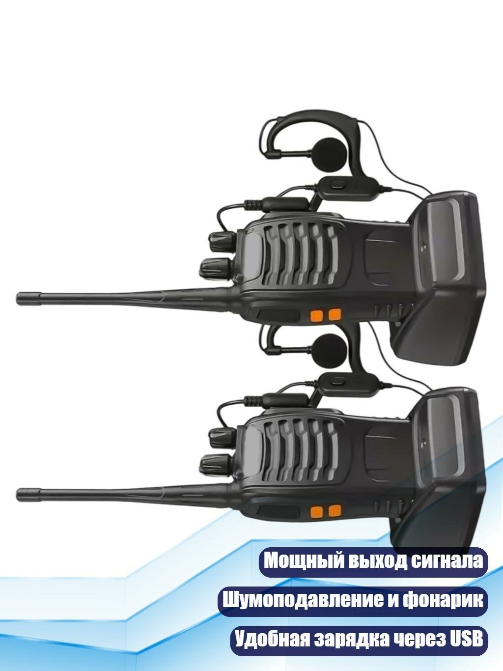 16-канальный радиопередатчик BF-888S, Интерфейс USB - Двое в наушниках