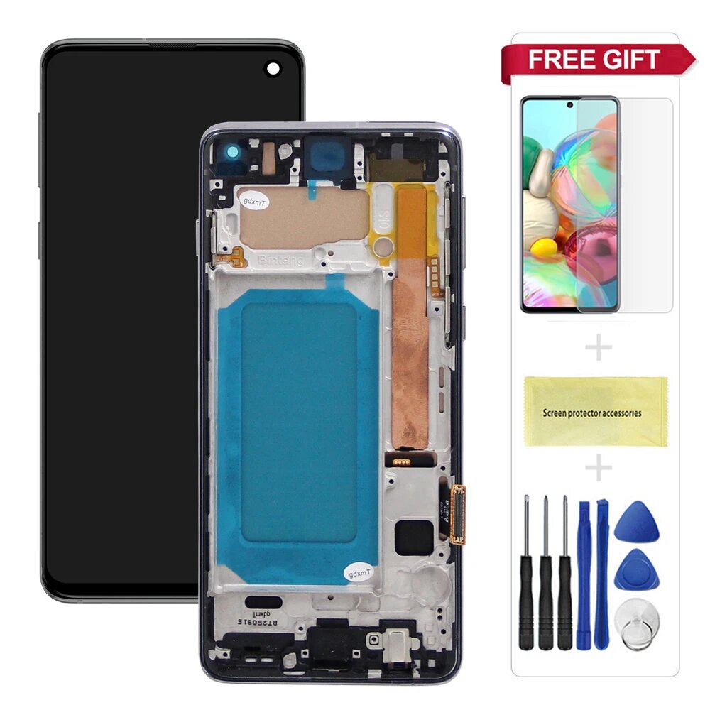 Экран Samsung Galaxy S10 Plus S10+ Black Frame