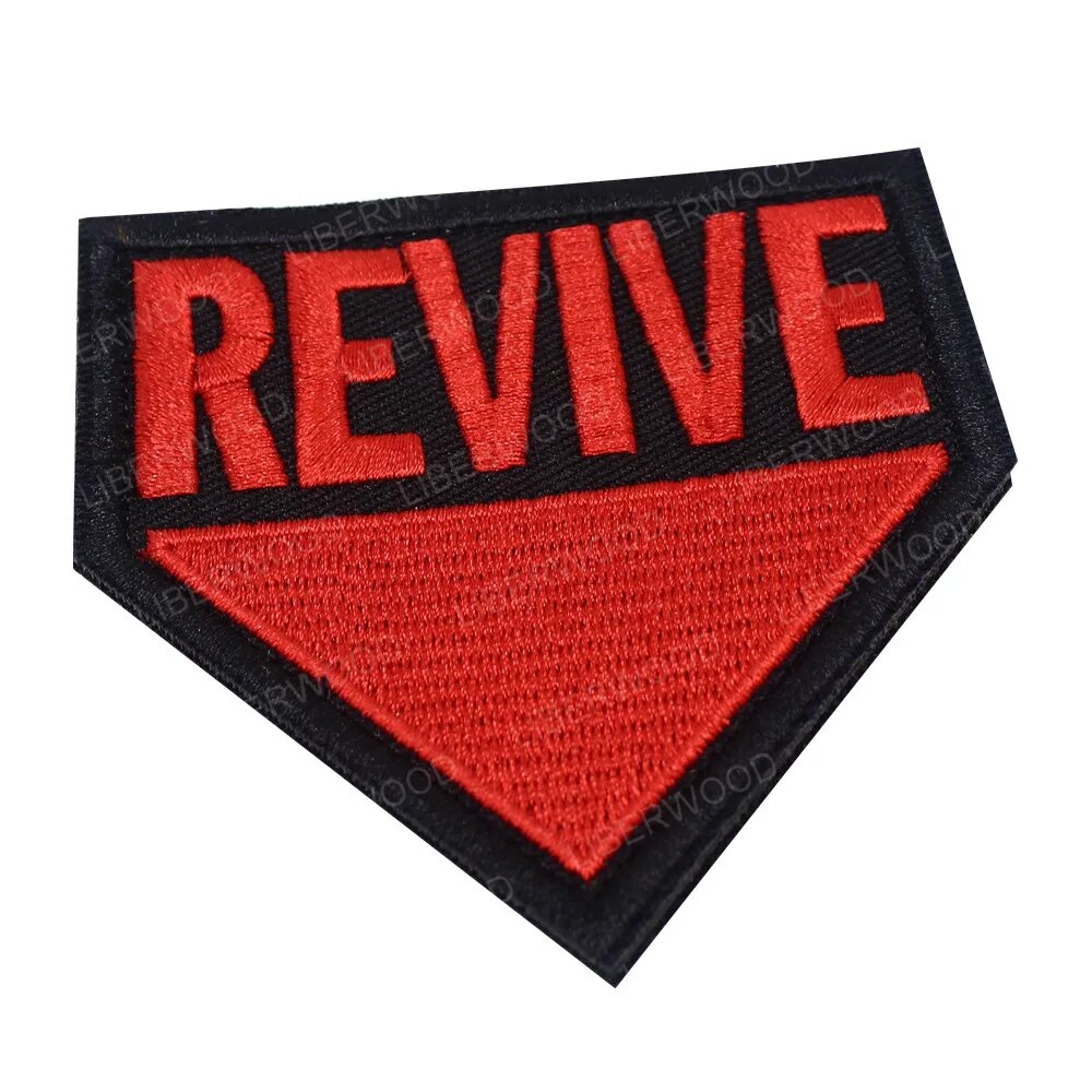 LIBERWOOD Патч с вышивкой "Stay Rad" Красный, red 7.5x8cm