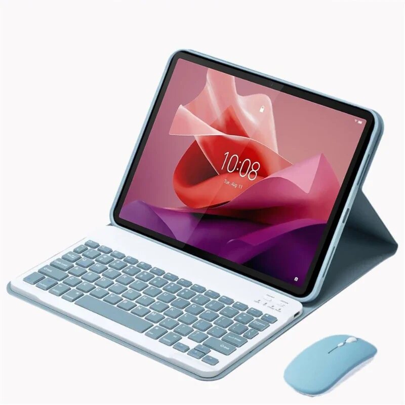 Клавиатура с чехлом для Lenovo Tab Pro 12.7, misty blue