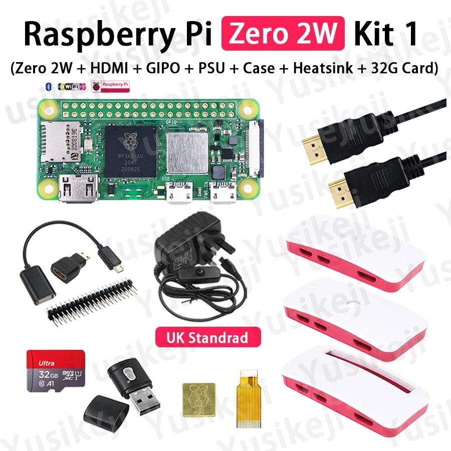Raspberry Pi Zero 2 W Комплект ZERO 2W KIT 1 UK