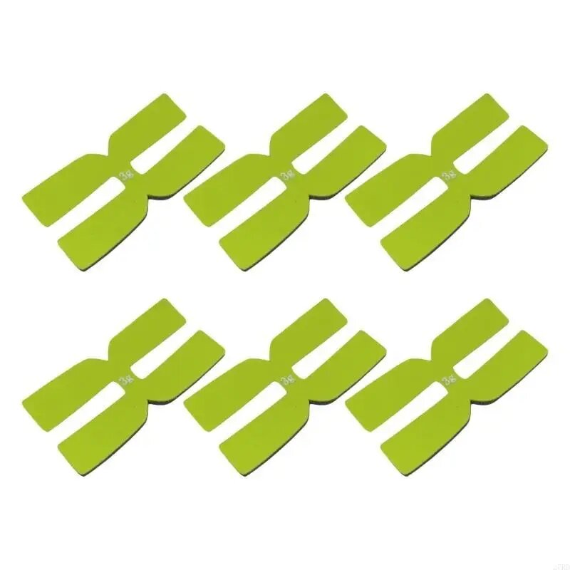 Утяжелители для теннисных ракеток 27RD 3г, 6 шт Зеленый, Green