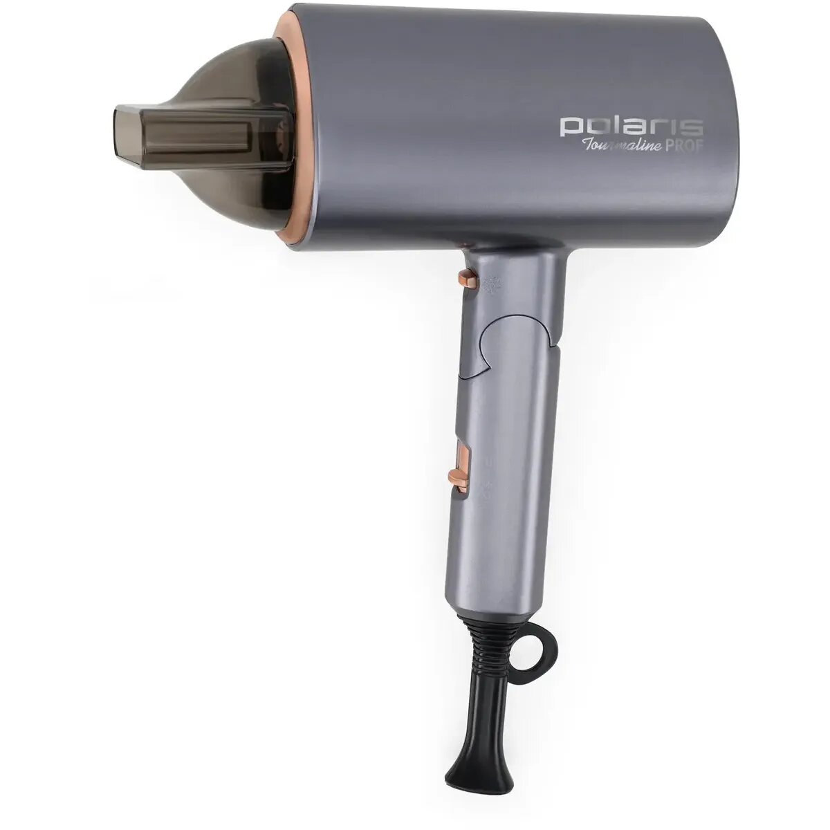 Фен профессиональный Polaris PHD 2090ACi Tourmaline PROF, графит/розовое золото