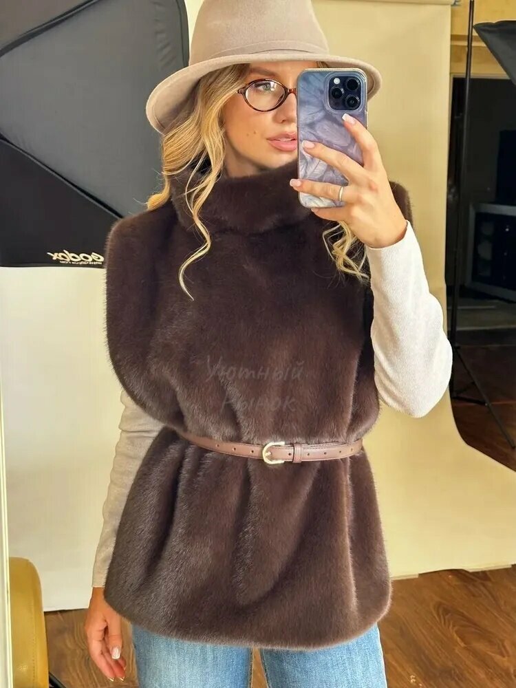 Манишка Massimo Dutti Шапка