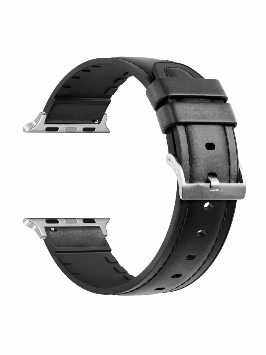 Комбинированный ремешок Caweon Falcon для Apple Watch 40/41/42 мм DSP-30-38-BK Black