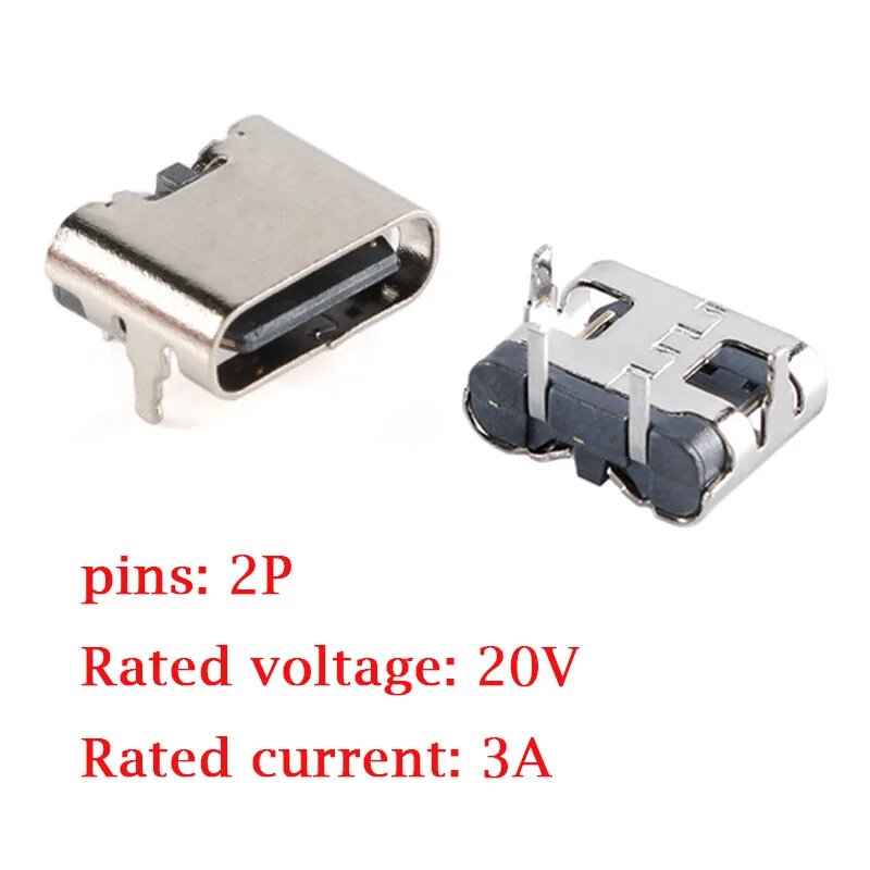 10шт Разъемы USB Type-C для зарядки