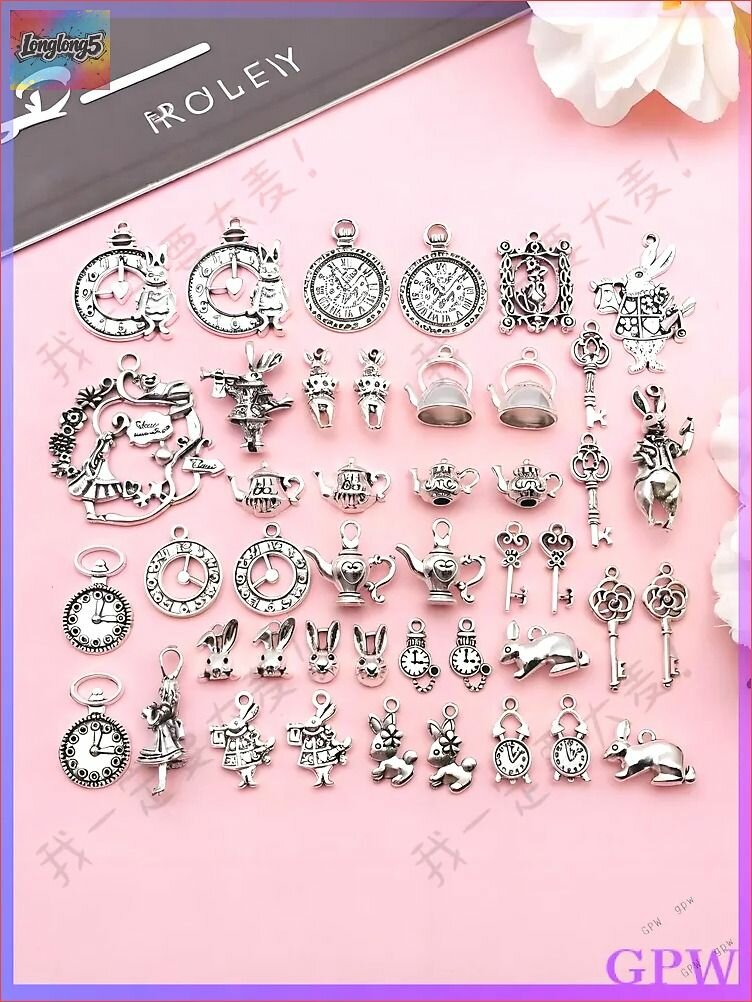 44 винтажных подвески в стиле Алиса в Стране чудес (25 дизайнов)-.