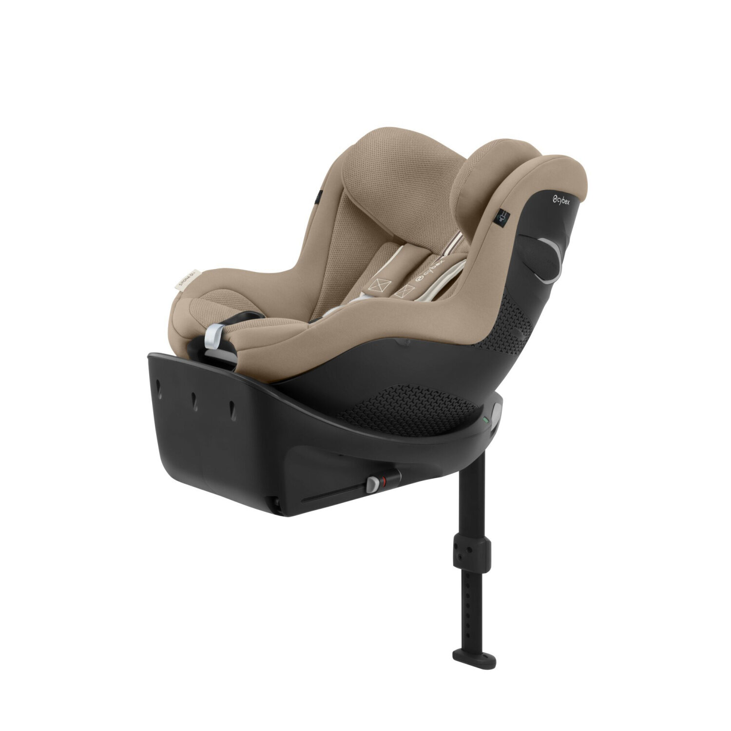 Автокресло 0+/1 CYBEX Sirona Gi i-Size с базой Plus Almond Beige, от 3 месяцев до 4 лет (61-105 см), ISOFIX, бежевый