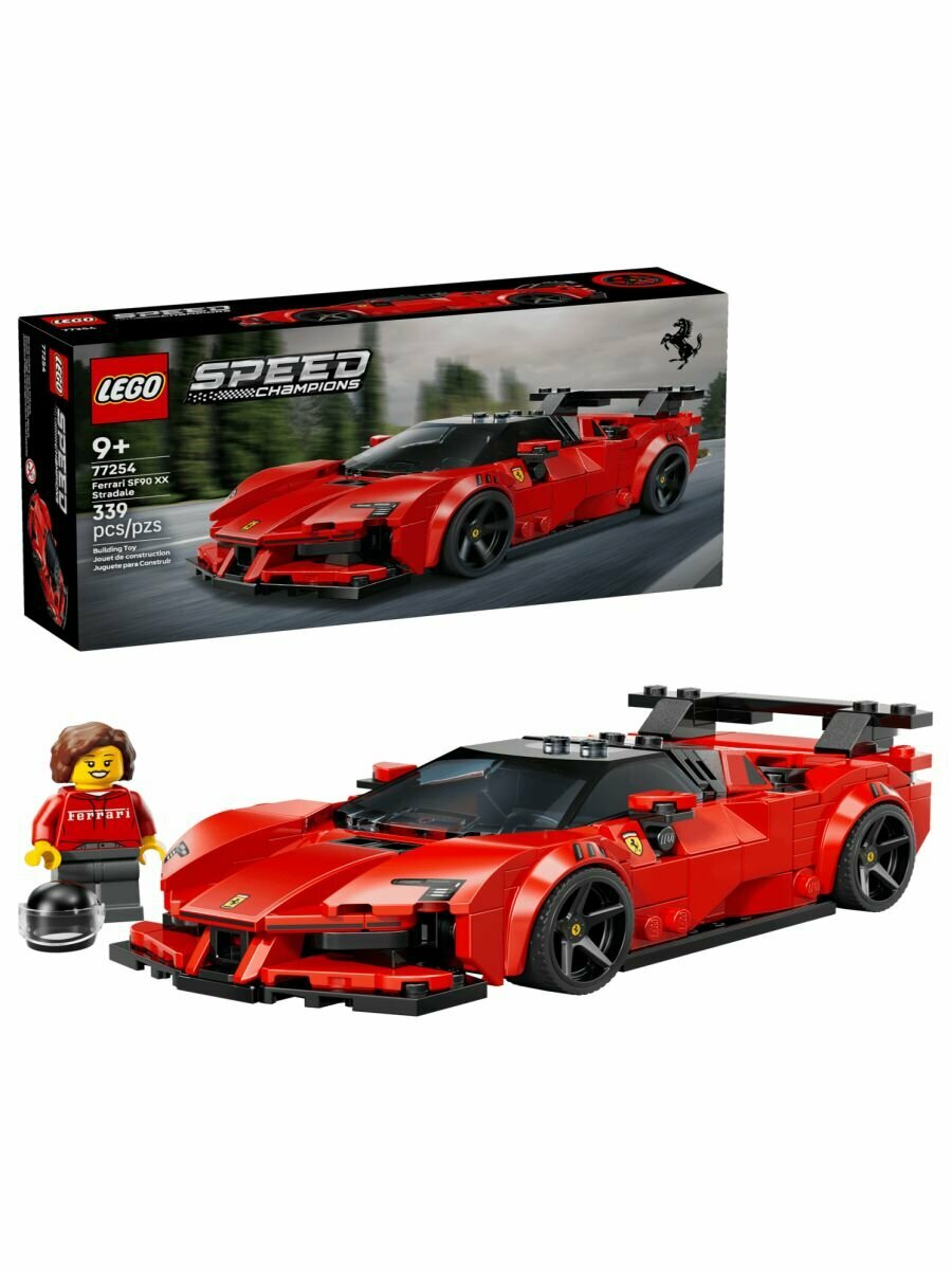 77254 Пластиковый Конструктор Lego Speed Champions 77254 Ferrari SF90 XX Stradale Sports Car Спорткар Ferrari SF90 XX Stradale