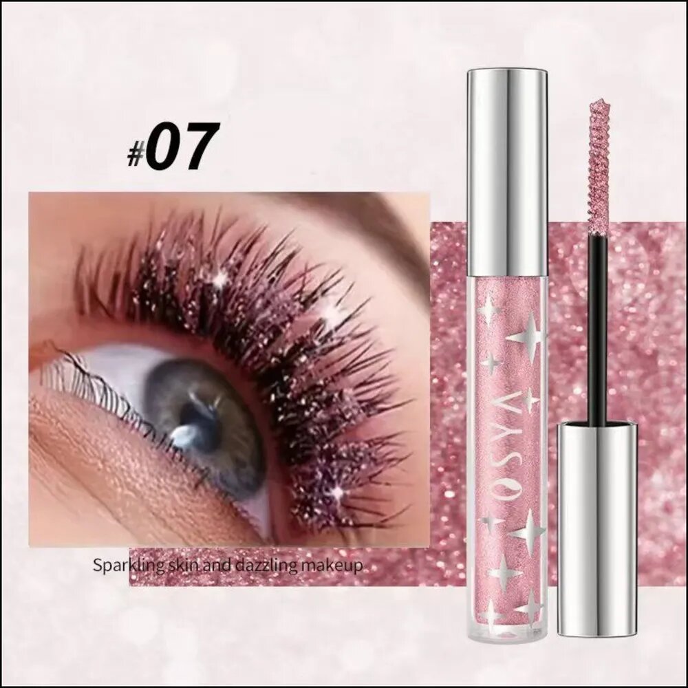 Светящая тушь для ресниц Osvya с эффектом объема и удлинения, розовая, 3.2 г